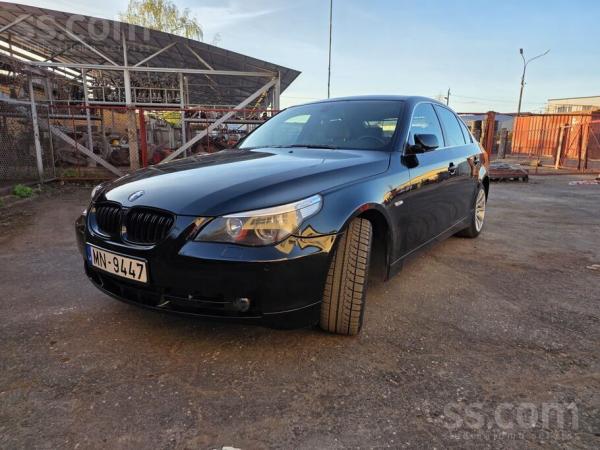 Melns BMW 530 2005 Daugavpils, ar dzinēja tilpumu 3.00 L un nobraukumu 385 tūkst. km par 3700 €, foto 2 vietnē AUTOMOTO.COM.LV