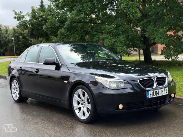 Black BMW 530 2005 in Kaunas, with an engine capacity of 3.00 L and mileage of 322 thousand km for 3500 €, photo 1 on AUTOMOTO.COM.LV