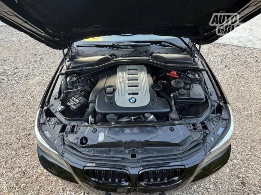 Black BMW 530 2005 in Salcininkai, with an engine capacity of 3.00 L and mileage of 368 thousand km for 5700 €, photo 11 on AUTOMOTO.COM.LV