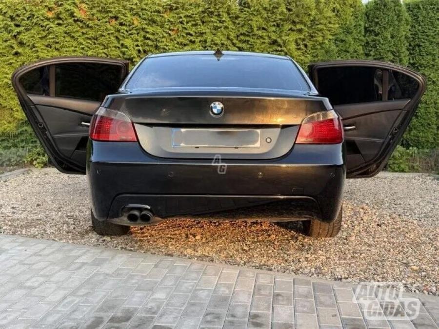 Black BMW 530 2005 in Salcininkai, with an engine capacity of 3.00 L and mileage of 368 thousand km for 5700 €, photo 20 on AUTOMOTO.COM.LV