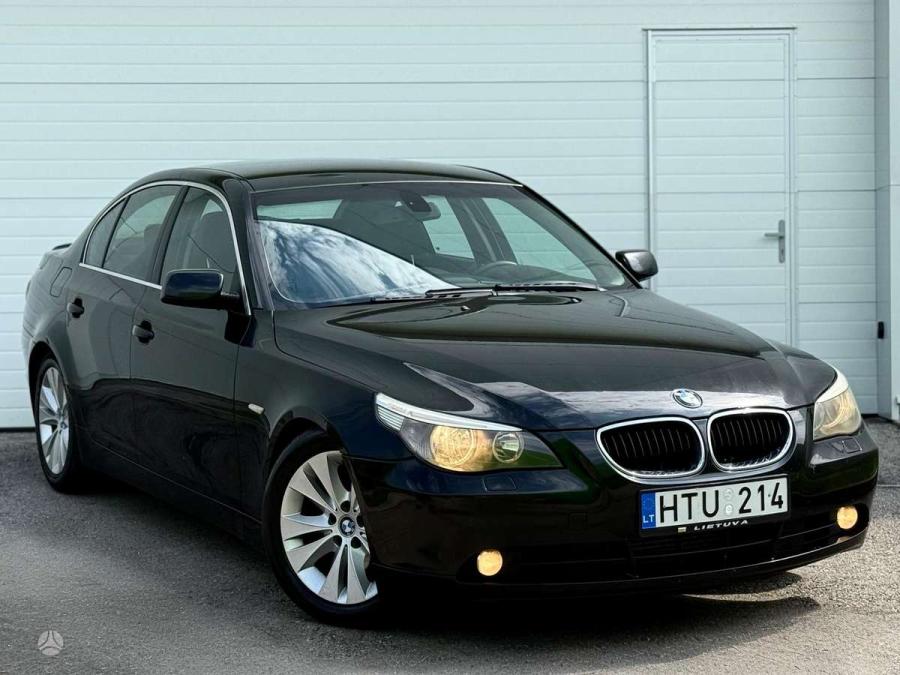 Black BMW 530 2005 in Kaunas, with an engine capacity of 2.99 L and mileage of 377 thousand km for 3500 €, photo 3 on AUTOMOTO.COM.LV