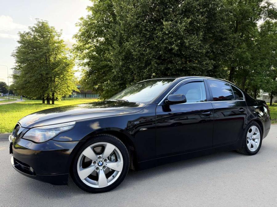 Melns BMW 530 2005 Kauņa, ar dzinēja tilpumu 2.49 L un nobraukumu 398 tūkst. km par 3250 €, foto 20 vietnē AUTOMOTO.COM.LV