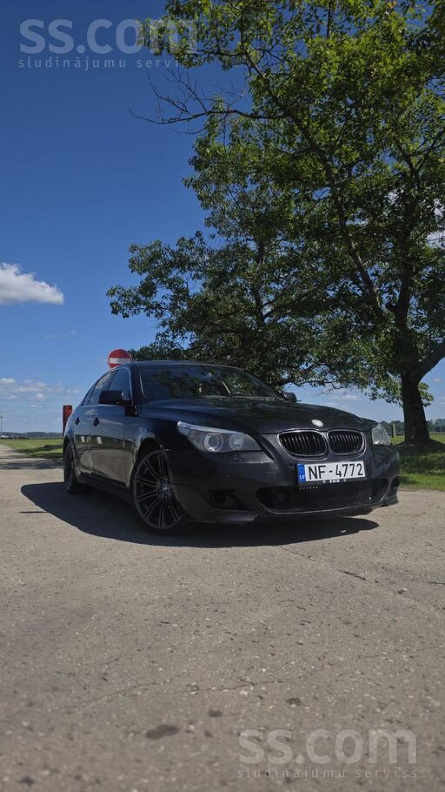 Черный БМВ 530 2005 в Айзкраукле, объемом двигателя 3.00 л и пробегом 470 тыс. км за 3800 €, фото 1 на AUTOMOTO.COM.LV