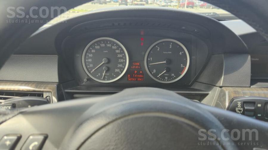 Черный БМВ 530 2005 в Рига, объемом двигателя 3.00 л и пробегом 347 тыс. км за 4000 €, фото 13 на AUTOMOTO.COM.LV