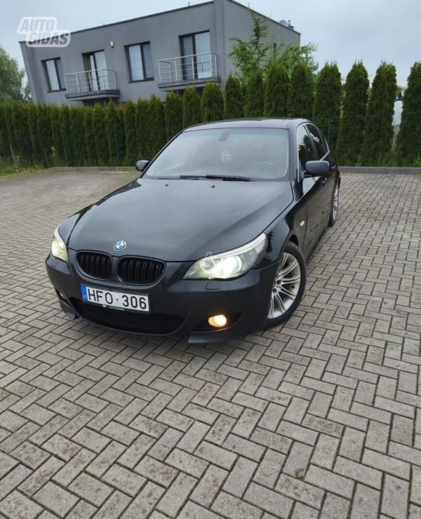 Black BMW 530 2005 in Kaunas, with an engine capacity of 3.00 L and mileage of 383 thousand km for 3550 €, photo 1 on AUTOMOTO.COM.LV