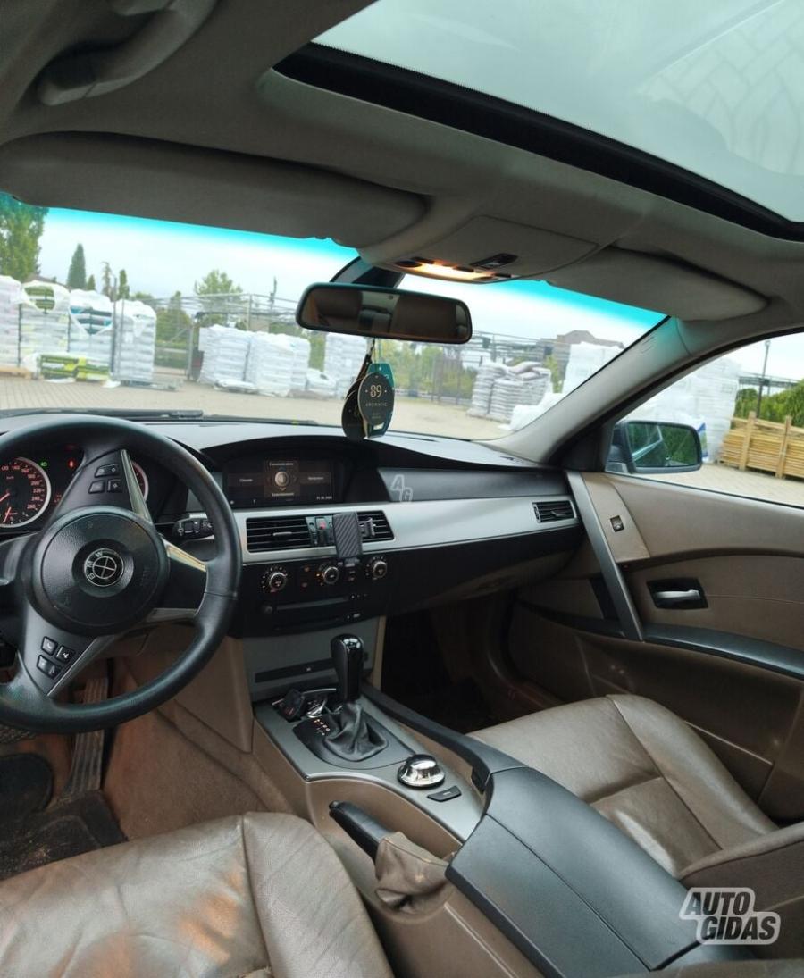 Black BMW 530 2005 in Kaunas, with an engine capacity of 3.00 L and mileage of 383 thousand km for 3550 €, photo 7 on AUTOMOTO.COM.LV