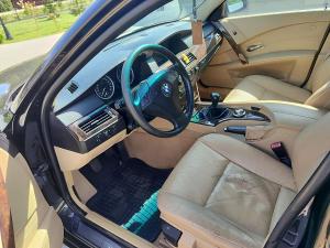 Black BMW 530 2005 in Vilnius, with an engine capacity of 2.99 L and mileage of 408 thousand km for 2950 €, photo 10 on AUTOMOTO.COM.LV