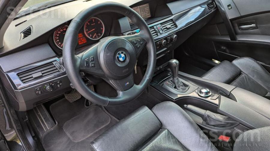 Melns BMW 530 2005 Daugavpils, ar dzinēja tilpumu 3.00 L un nobraukumu 347 tūkst. km par 4900 €, foto 14 vietnē AUTOMOTO.COM.LV