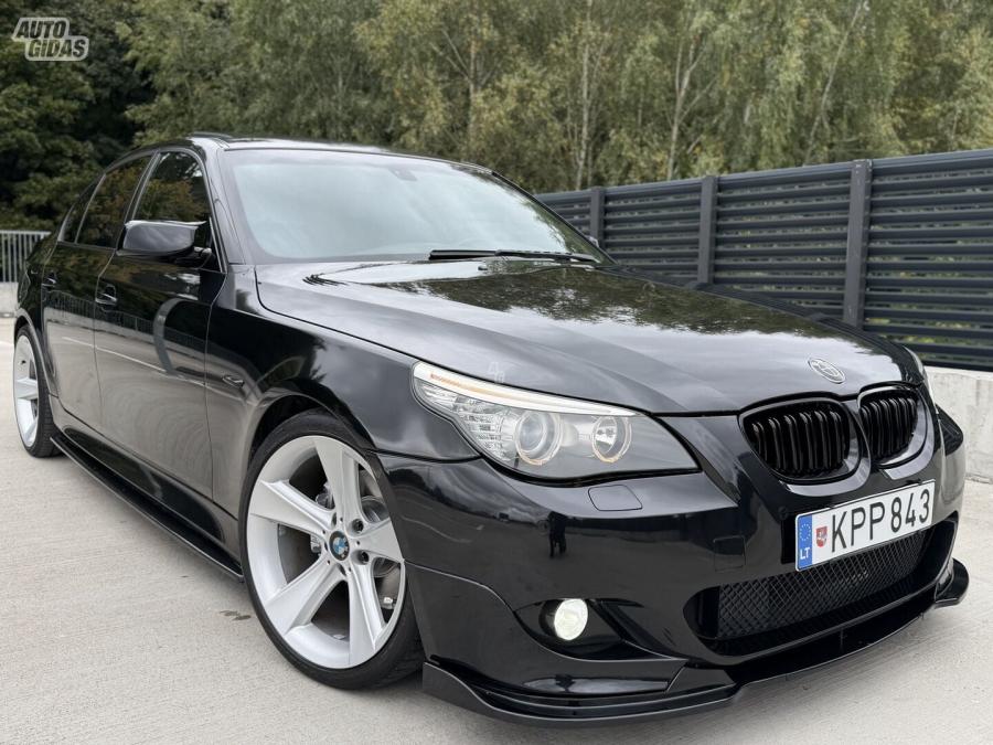 Black BMW 530 2005 in Vilnius, with an engine capacity of 3.00 L and mileage of 354 thousand km for 5240 €, photo 4 on AUTOMOTO.COM.LV