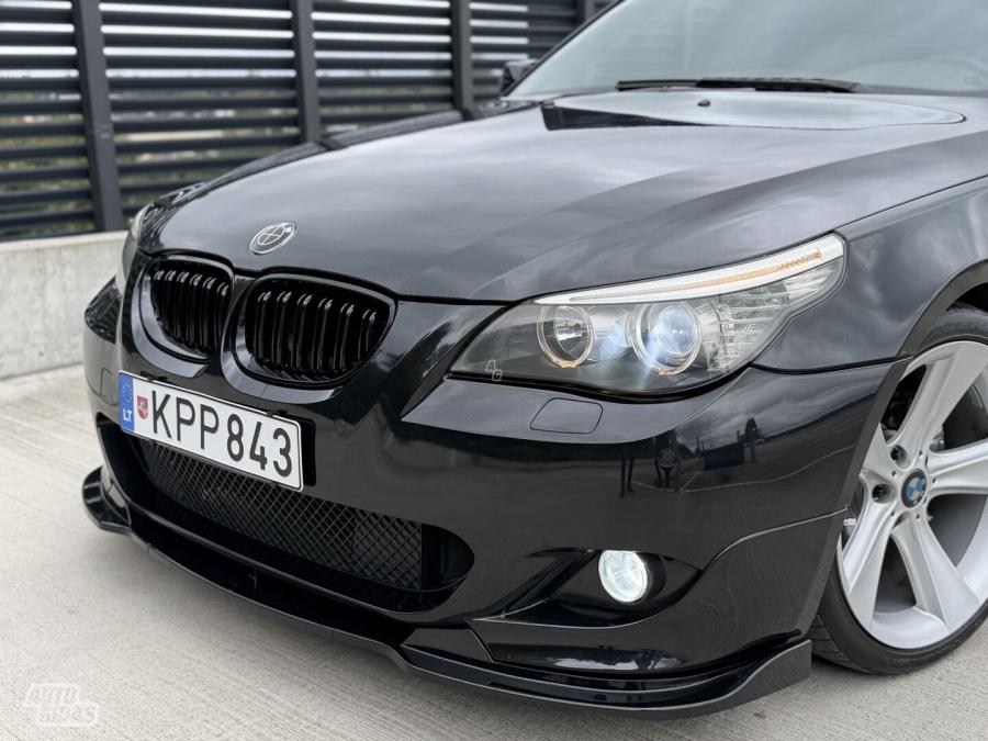 Black BMW 530 2005 in Vilnius, with an engine capacity of 3.00 L and mileage of 354 thousand km for 5240 €, photo 7 on AUTOMOTO.COM.LV
