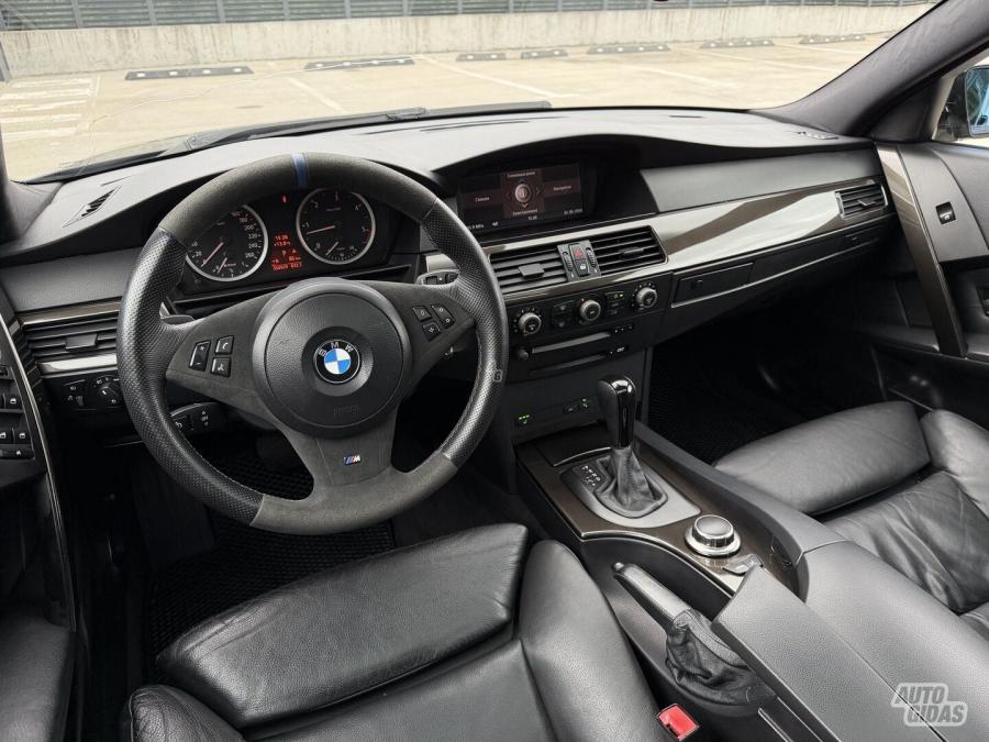 Black BMW 530 2005 in Vilnius, with an engine capacity of 3.00 L and mileage of 354 thousand km for 5240 €, photo 22 on AUTOMOTO.COM.LV