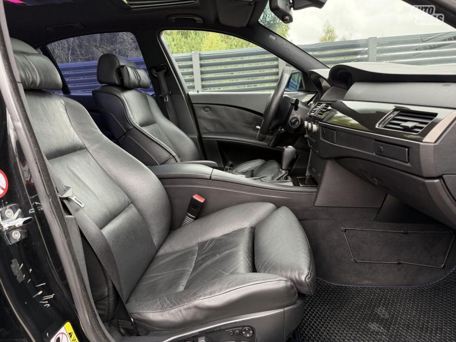 Black BMW 530 2005 in Vilnius, with an engine capacity of 3.00 L and mileage of 354 thousand km for 5240 €, photo 24 on AUTOMOTO.COM.LV