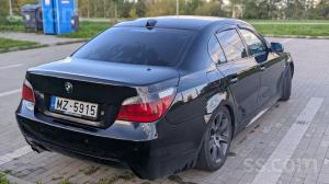 Black BMW 530 2005 in Daugavpils, with an engine capacity of 3.00 L and mileage of 346 thousand km for 4600 €, photo 4 on AUTOMOTO.COM.LV