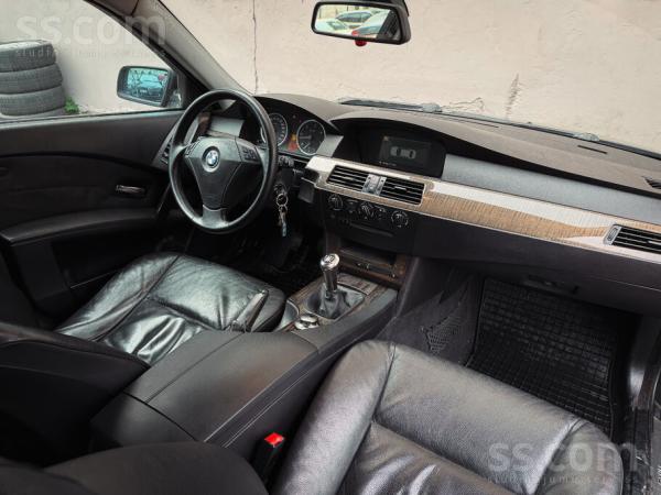 Black BMW 530 2005 in Riga, with an engine capacity of 3.00 L and mileage of 380 thousand km for 3150 €, photo 9 on AUTOMOTO.COM.LV