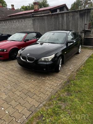 BMW 530 2005 Valmiera vietnē Melns BMW 530 2005 Valmiera, ar dzinēja tilpumu 3.00 L un nobraukumu 339 tūkst. km par 3950 €, foto 1 vietnē AUTOMOTO.COM.LV