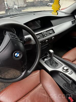 Melns BMW 530 2005 Valmiera, ar dzinēja tilpumu 3.00 L un nobraukumu 339 tūkst. km par 3950 €, foto 5 vietnē AUTOMOTO.COM.LV
