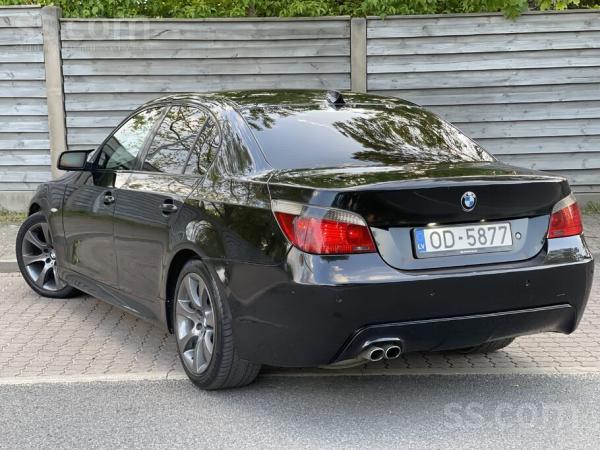 Black BMW 530 2006 in Jelgava, with an engine capacity of 3.00 L and mileage of 0 thousand km for 5900 €, photo 5 on AUTOMOTO.COM.LV
