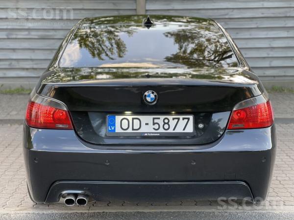 Black BMW 530 2006 in Jelgava, with an engine capacity of 3.00 L and mileage of 0 thousand km for 5900 €, photo 6 on AUTOMOTO.COM.LV