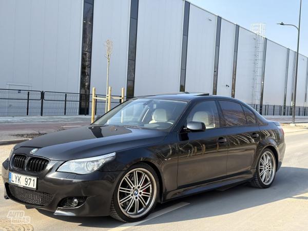 Black BMW 530 2006 in Vilnius, with an engine capacity of 3.00 L and mileage of 349 thousand km for 7999 €, photo 6 on AUTOMOTO.COM.LV