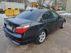 Black BMW 530 2006 in Riga, with an engine capacity of 3.00 L and mileage of 369 thousand km for 4950 €, photo  on AUTOMOTO.COM.LV