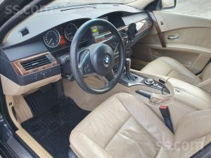 Black BMW 530 2006 in Riga, with an engine capacity of 3.00 L and mileage of 369 thousand km for 4950 €, photo 11 on AUTOMOTO.COM.LV