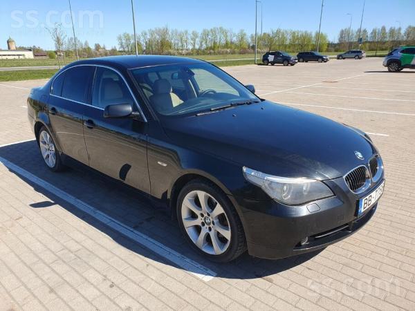 Черный БМВ 530 2006 в Рига, объемом двигателя 3.00 л и пробегом 373 тыс. км за 4600 €, фото 1 на AUTOMOTO.COM.LV