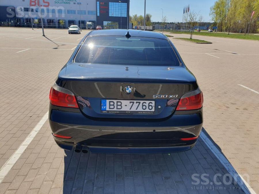 Черный БМВ 530 2006 в Рига, объемом двигателя 3.00 л и пробегом 373 тыс. км за 4600 €, фото 17 на AUTOMOTO.COM.LV