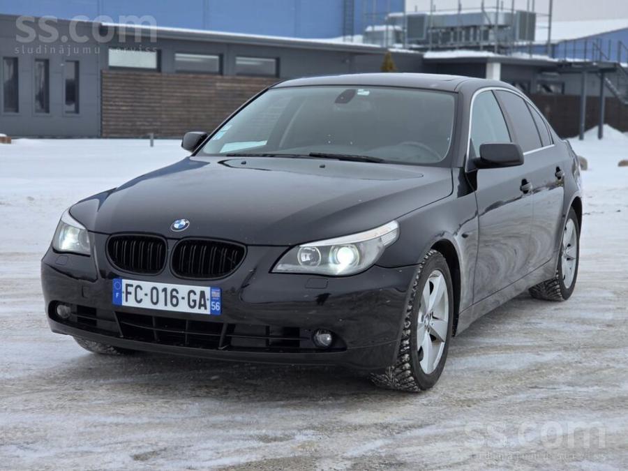 Черный БМВ 530 2006 в Рига, объемом двигателя 3.00 л и пробегом 182 тыс. км за 5490 €, фото 7 на AUTOMOTO.COM.LV