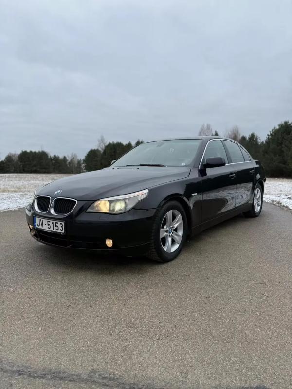 Black BMW 530 2006 in Riga, with an engine capacity of 3.00 L and mileage of 208 thousand km for 5000 €, photo 1 on AUTOMOTO.COM.LV