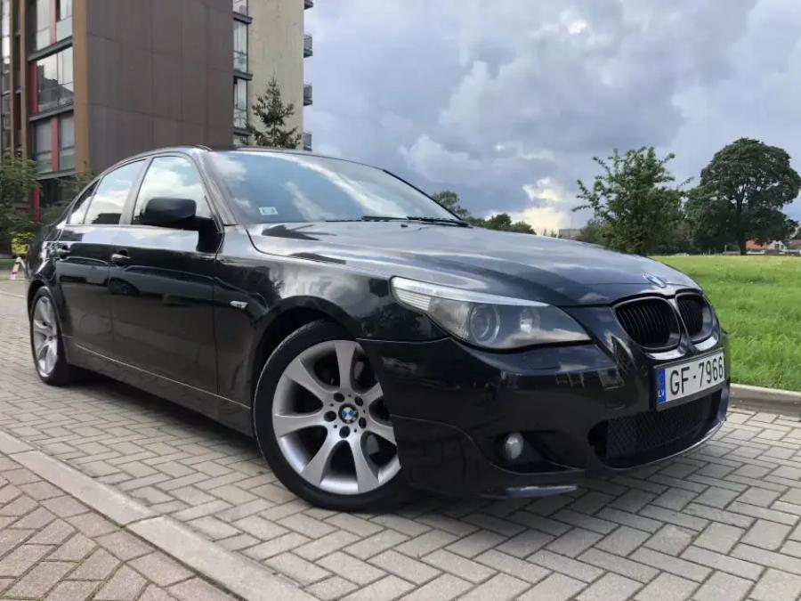 Melns BMW 530 2006 Rīga, ar dzinēja tilpumu 3.00 L un nobraukumu 331 tūkst. km par 4690 €, foto 1 vietnē AUTOMOTO.COM.LV