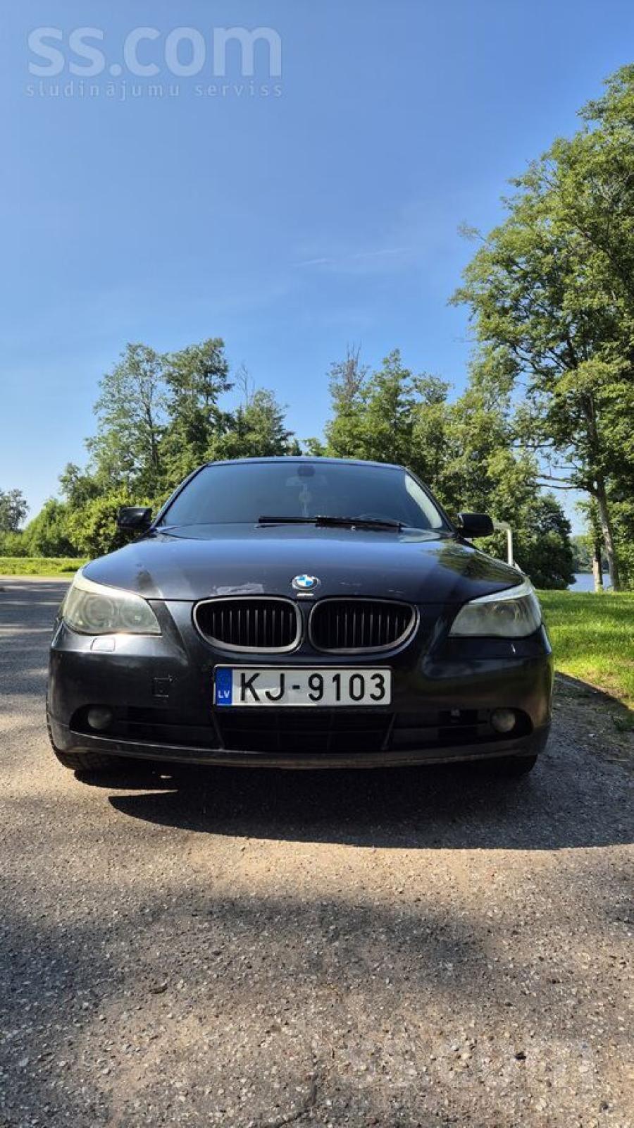Black BMW 530 2006 in Ventspils, with an engine capacity of 3.00 L and mileage of 506 thousand km for 3000 €, photo 3 on AUTOMOTO.COM.LV