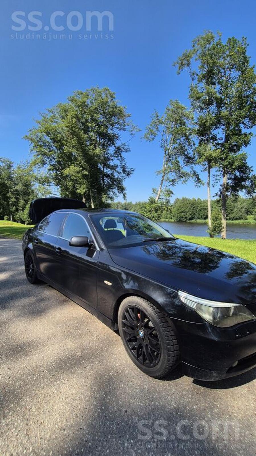 Black BMW 530 2006 in Ventspils, with an engine capacity of 3.00 L and mileage of 506 thousand km for 3000 €, photo 4 on AUTOMOTO.COM.LV