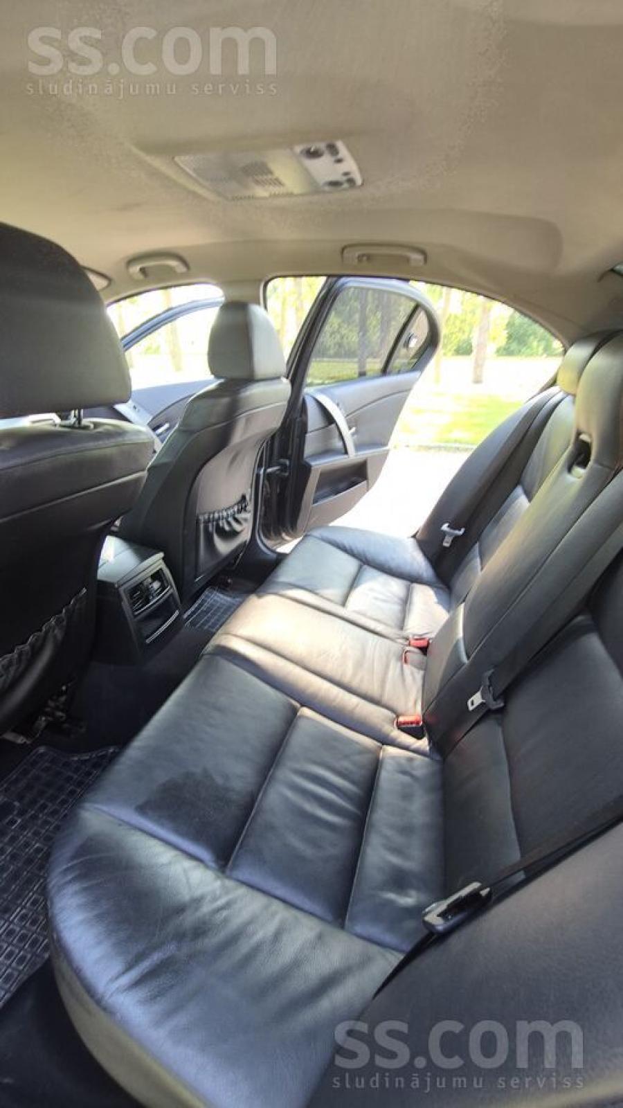 Black BMW 530 2006 in Ventspils, with an engine capacity of 3.00 L and mileage of 506 thousand km for 3000 €, photo 7 on AUTOMOTO.COM.LV