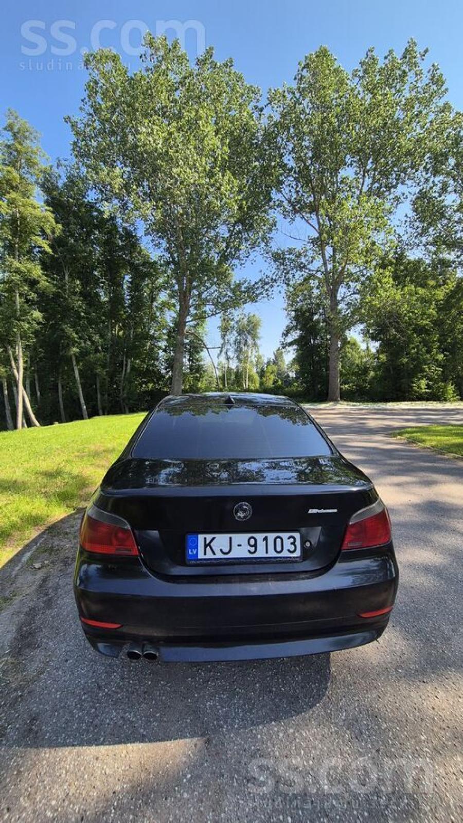 Black BMW 530 2006 in Ventspils, with an engine capacity of 3.00 L and mileage of 506 thousand km for 3000 €, photo 11 on AUTOMOTO.COM.LV