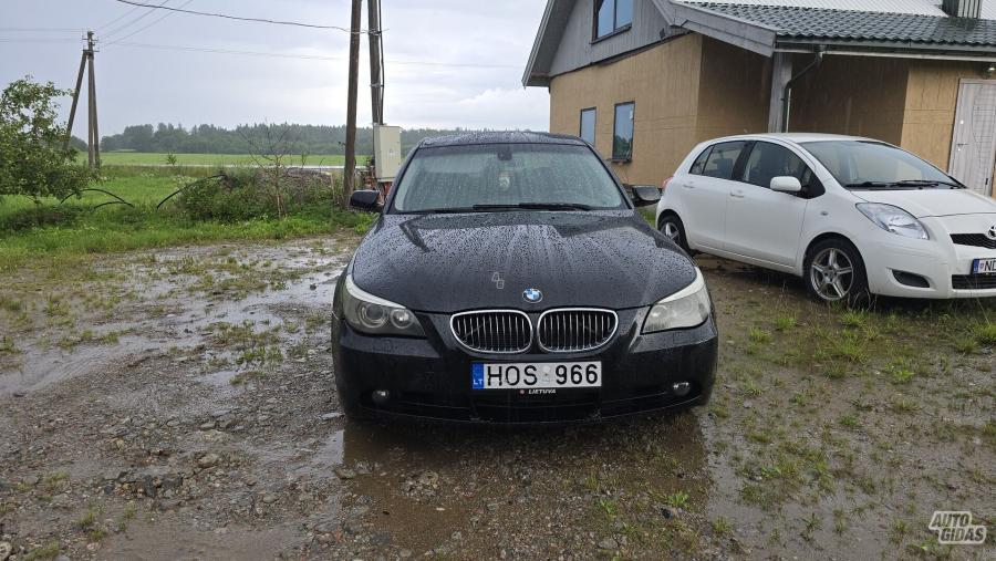 Melns BMW 530 2006 Šilutė, ar dzinēja tilpumu 3.00 L un nobraukumu 344 tūkst. km par 2800 €, foto 7 vietnē AUTOMOTO.COM.LV