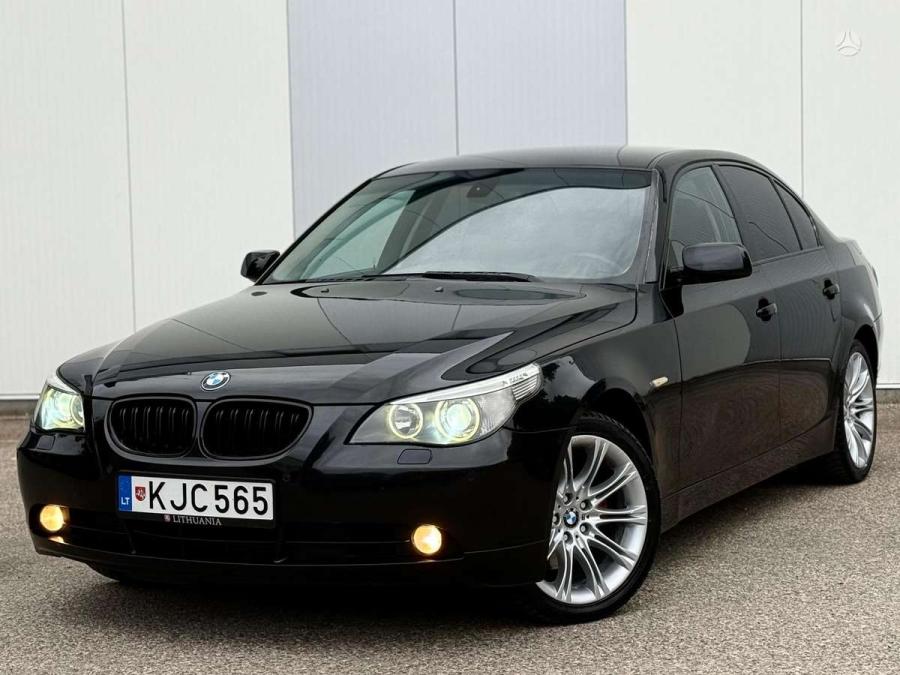 Black BMW 530 2006 in Kaunas, with an engine capacity of 2.99 L and mileage of 358 thousand km for 4000 €, photo 1 on AUTOMOTO.COM.LV