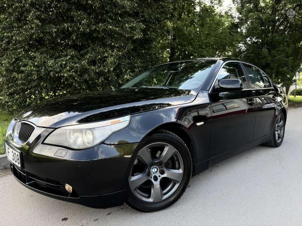 Black BMW 530 2006 in Kaunas, with an engine capacity of 2.49 L and mileage of 365 thousand km for 4250 €, photo 1 on AUTOMOTO.COM.LV