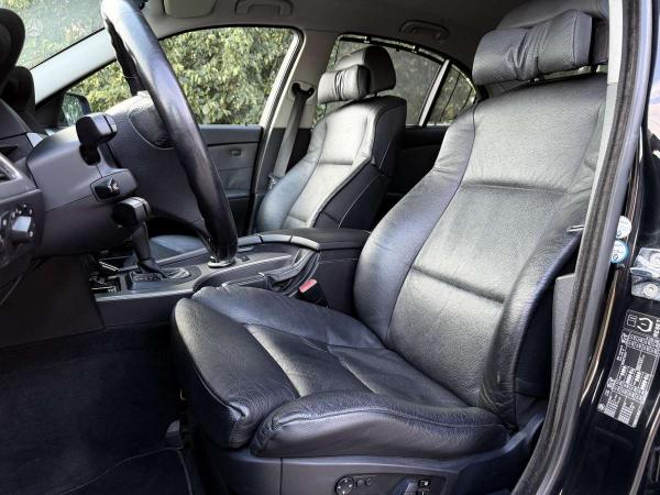 Black BMW 530 2006 in Kaunas, with an engine capacity of 2.49 L and mileage of 365 thousand km for 4250 €, photo 6 on AUTOMOTO.COM.LV