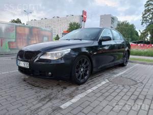 Black BMW 530 2006 in Riga, with an engine capacity of 3.00 L and mileage of 297 thousand km for 3950 €, photo  on AUTOMOTO.COM.LV