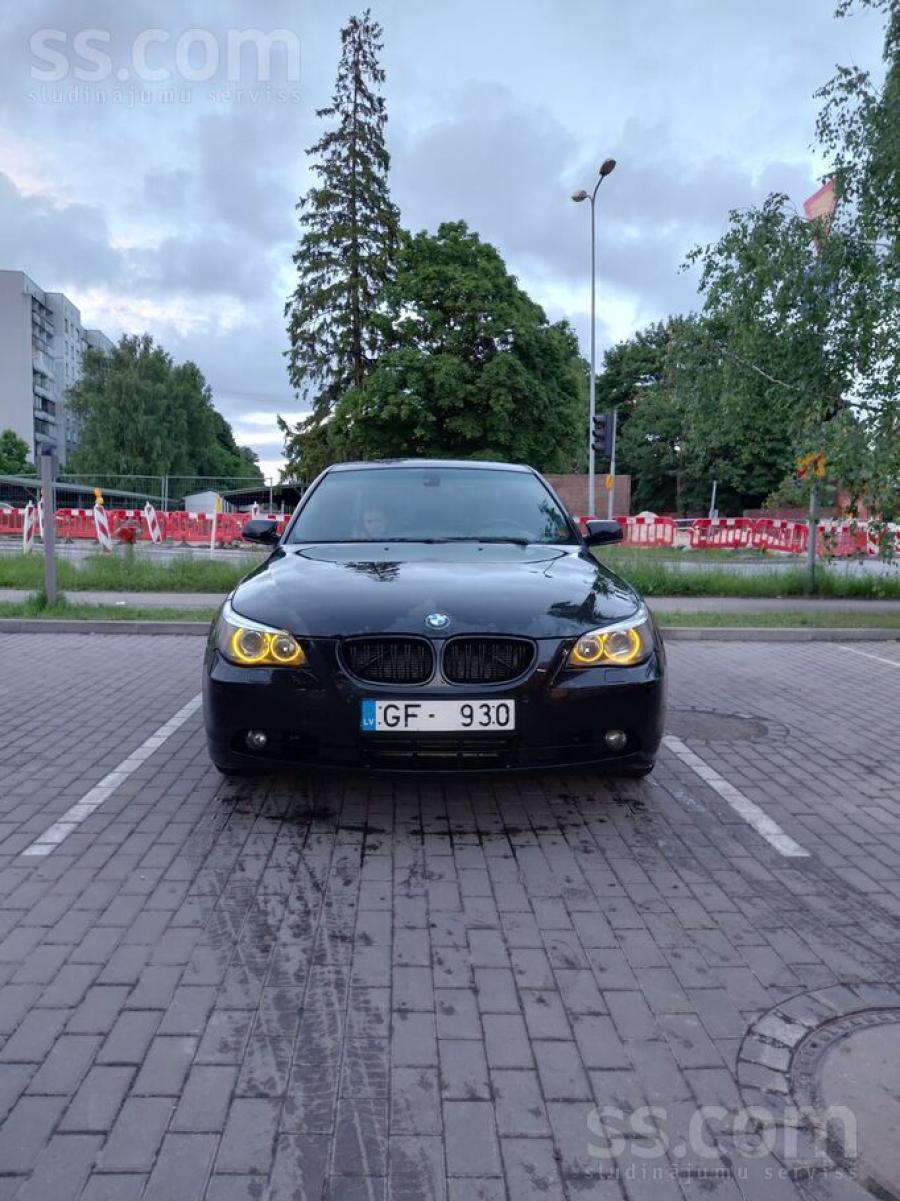 Black BMW 530 2006 in Riga, with an engine capacity of 3.00 L and mileage of 297 thousand km for 3950 €, photo 9 on AUTOMOTO.COM.LV