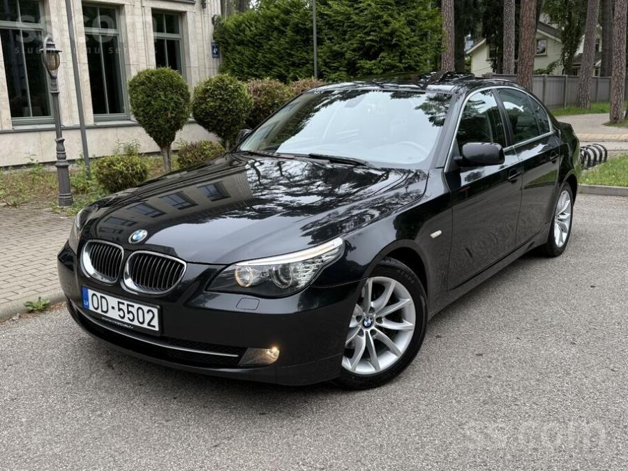 Black BMW 530 2007 in Bauska, with an engine capacity of 3.00 L and mileage of 283 thousand km for 5600 €, photo 2 on AUTOMOTO.COM.LV