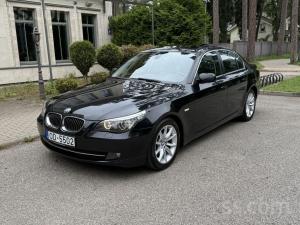 Black BMW 530 2007 in Bauska, with an engine capacity of 3.00 L and mileage of 283 thousand km for 5600 €, photo 3 on AUTOMOTO.COM.LV