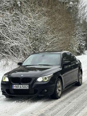 Black BMW 530 2007 in Vilnius, with an engine capacity of 2.99 L and mileage of 300 thousand km for 5700 €, photo  on AUTOMOTO.COM.LV