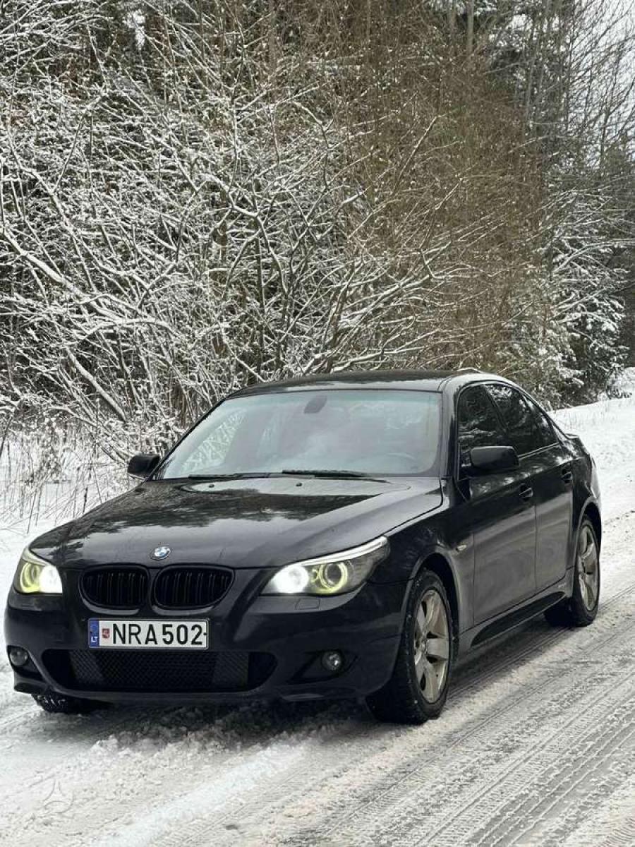 Black BMW 530 2007 in Vilnius, with an engine capacity of 2.99 L and mileage of 300 thousand km for 5700 €, photo 1 on AUTOMOTO.COM.LV