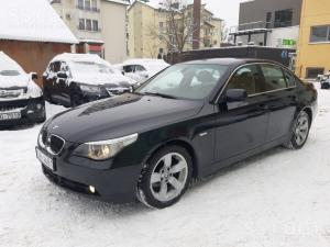 Black BMW 530 2007 in Daugavpils, with an engine capacity of 3.00 L and mileage of 0 thousand km for 6550 €, photo  on AUTOMOTO.COM.LV