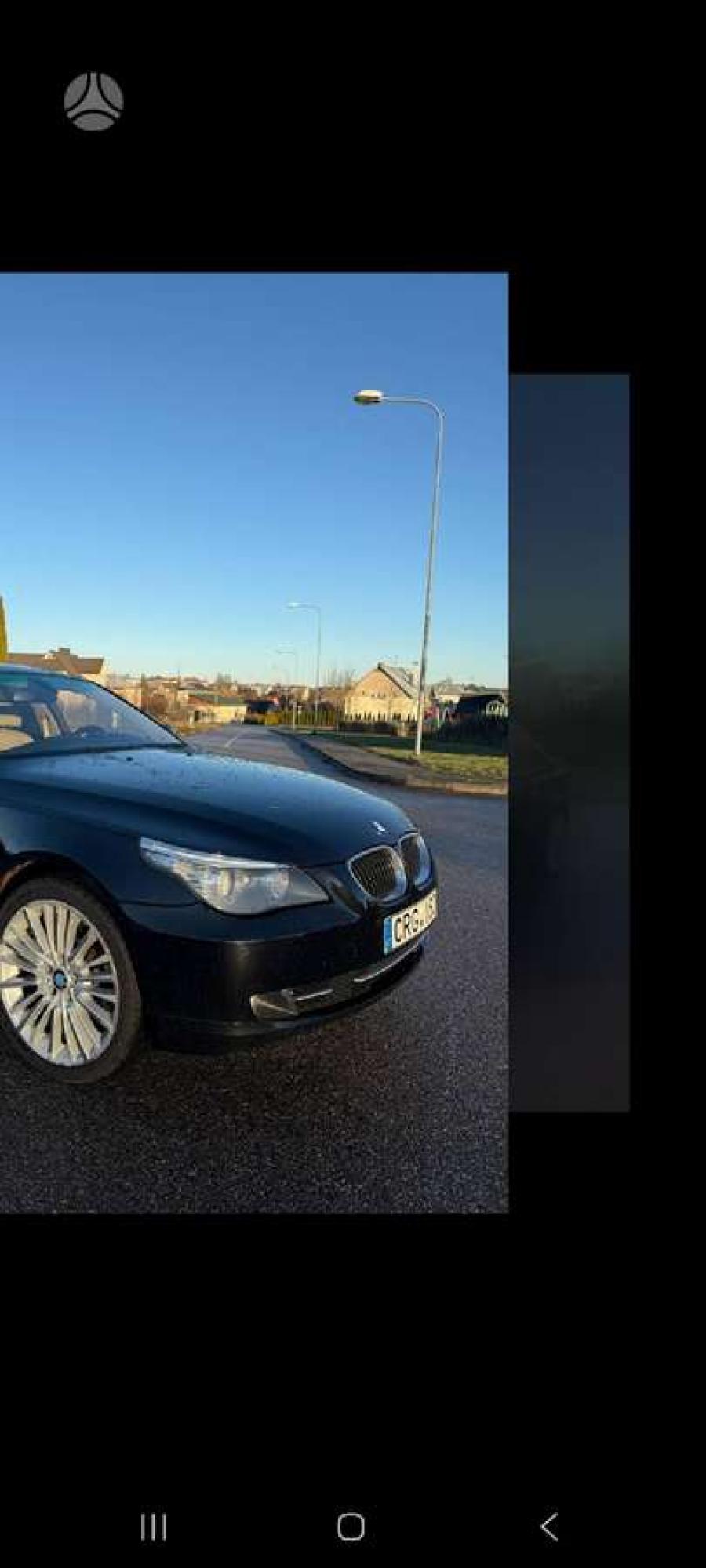 Melns BMW 530 2007 Viļņa, ar dzinēja tilpumu 2.99 L un nobraukumu 249 tūkst. km par 6500 €, foto 3 vietnē AUTOMOTO.COM.LV