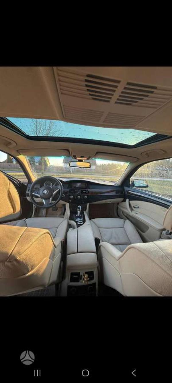 Melns BMW 530 2007 Viļņa, ar dzinēja tilpumu 2.99 L un nobraukumu 249 tūkst. km par 6500 €, foto 6 vietnē AUTOMOTO.COM.LV