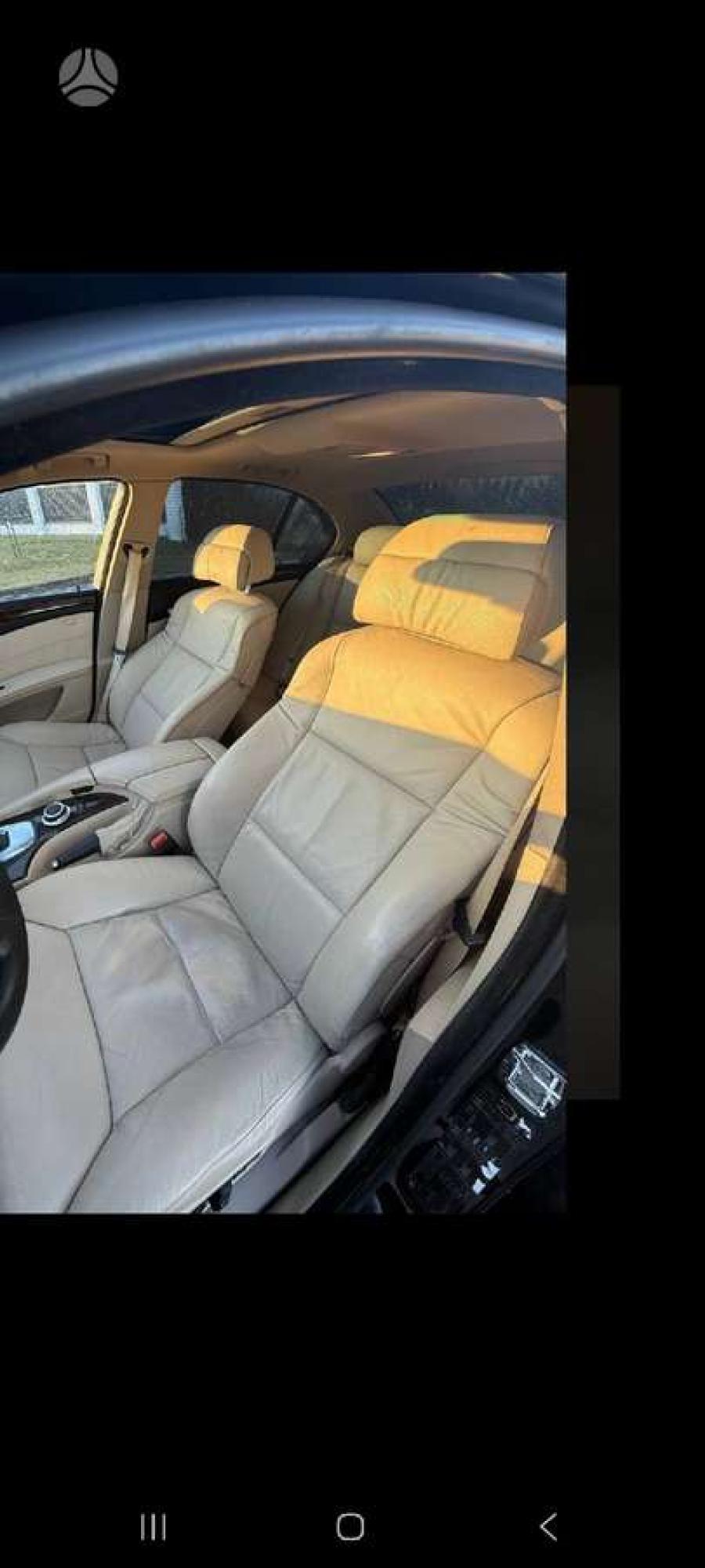 Melns BMW 530 2007 Viļņa, ar dzinēja tilpumu 2.99 L un nobraukumu 249 tūkst. km par 6500 €, foto 7 vietnē AUTOMOTO.COM.LV