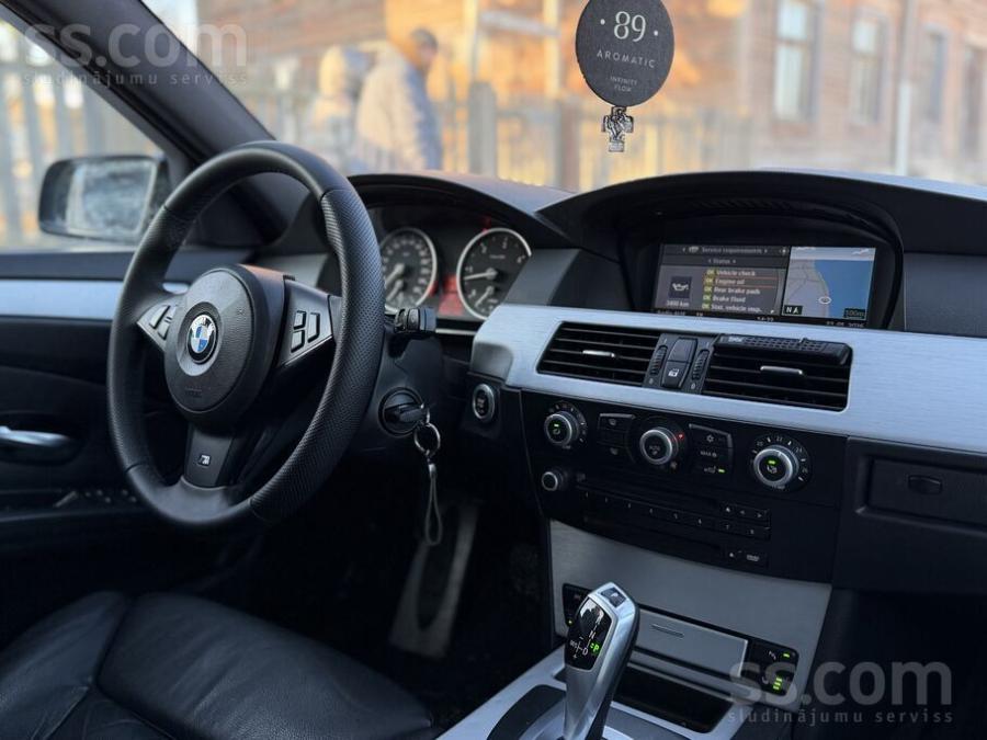 Melns BMW 530 2007 Rīga, ar dzinēja tilpumu 3.00 L un nobraukumu 334 tūkst. km par 8500 €, foto 10 vietnē AUTOMOTO.COM.LV