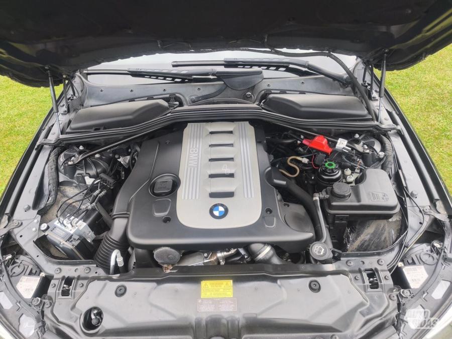 Melns BMW 530 2007 Kretinga, ar dzinēja tilpumu 3.00 L un nobraukumu 337 tūkst. km par 5900 €, foto 9 vietnē AUTOMOTO.COM.LV